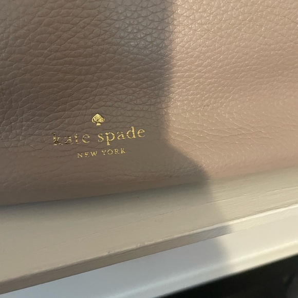 kate spade | Bags | Kate Spade Tan Leather Bag Plus Surprise Items ...